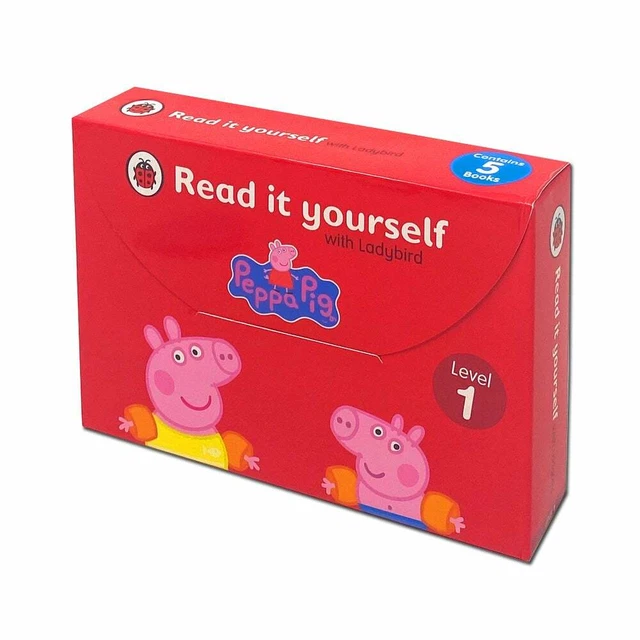 PEPPA PIG READ It Yourself Level 1 by Ladybird 5 Books Box Set Collection NEW £13.39 - PicClick UK