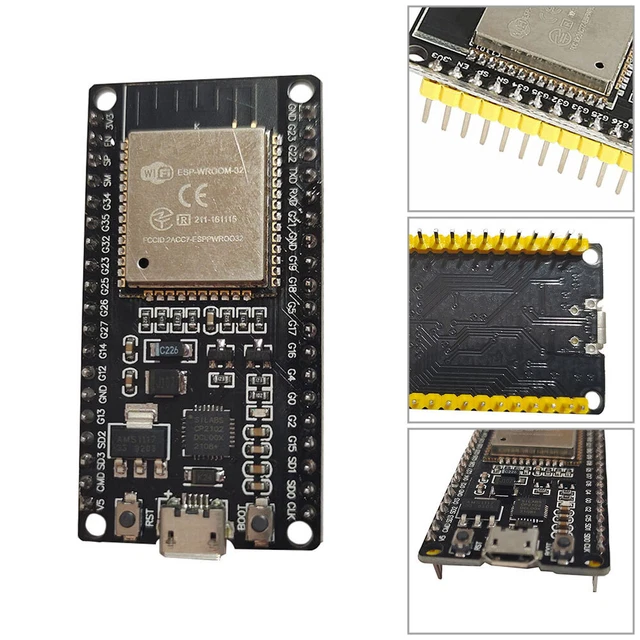 ESP32 WROOM-32 38 pins NodeMCU Development Board Dual Core WLAN WiFi ...