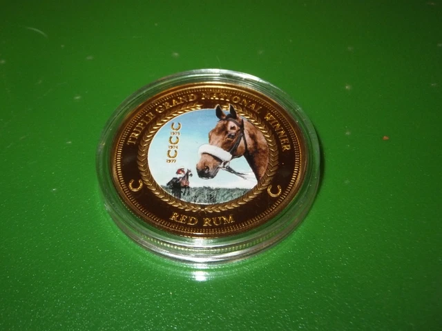 THE RED RUM ‘Racing Legends’ Commemorative Coin Fully layered With 24 ...