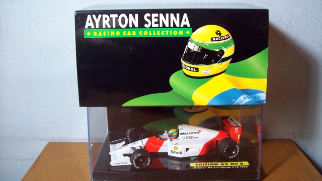 1/43 MINICHAMPS MCLAREN HONDA MP4-7 1992 AYRTON SENNA NR 6 £40.00 - PicClick UK
