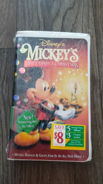 Walt Disneys Mickeys Once Upon A Christmas 1999 Vhs Ch Video Tape £