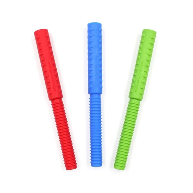 ARK’S SENSORY FIDGET Autism Chewelry BITE TUBE TEXTURED HOLLOW Special ...