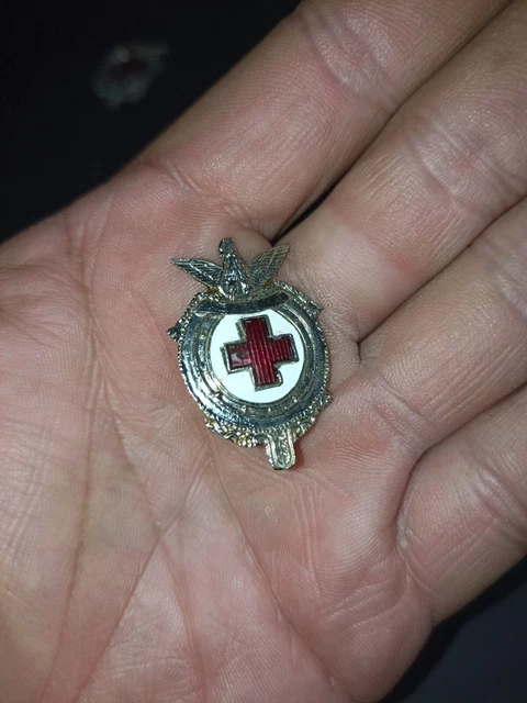 ANTIQUE MEXICAN RED Cross Pin Porfirio Diaz Mexican Army £47.30 ...