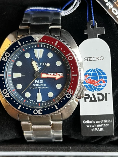 SEIKO PROSPEX PADI Turtle SRPA21J1 Made in Japan. Unworn strap. Box ...