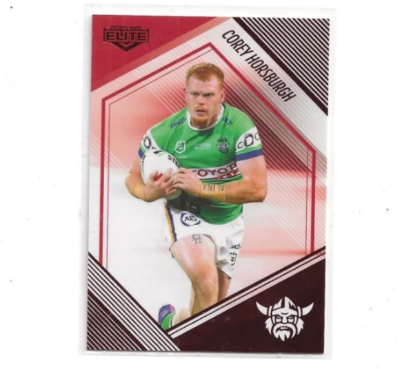 2025 NRL ELITE Ruby Mojo Canberra Raiders Corey Horsburgh Mr 12 Card ...