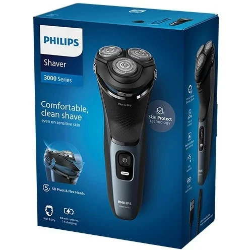 PHILIPS WET & Dry Electric Shaver Series 3000 - S3144/00 New & Sealed £ ...