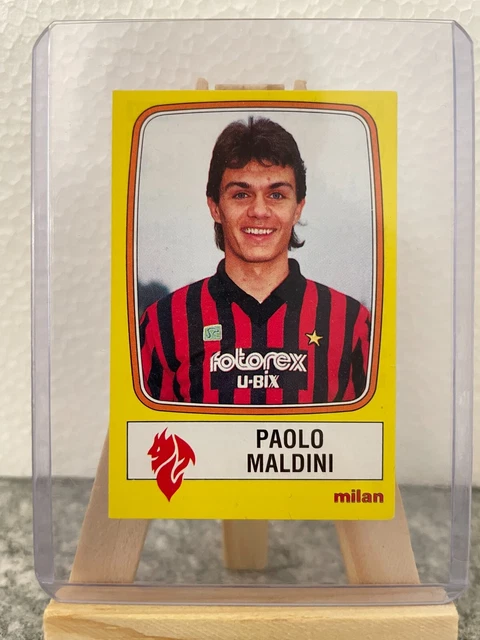 MALDINI NUOVA CON Velina Rookie 1985/86 Milan Calciatori Panini Figurina Mint EUR 189,00 ...