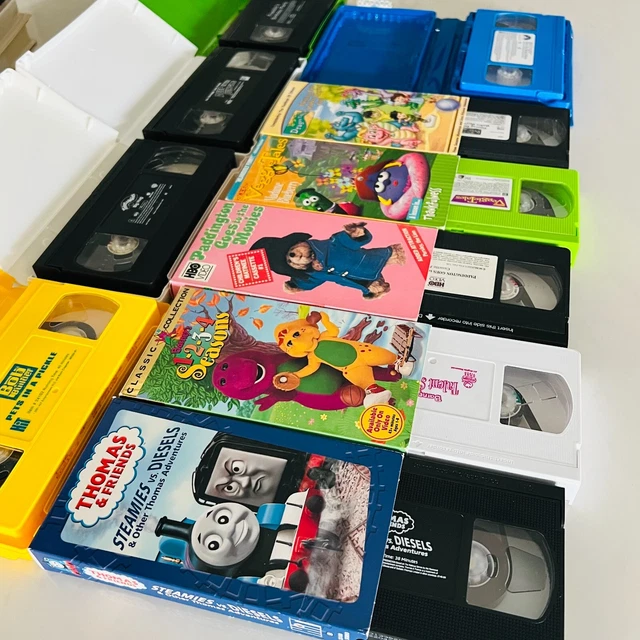 VHS 90'S PRESCHOOL Lot - Bob Builder - Teletubbies -Barney -Thomas ...