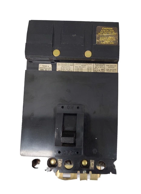 SQUARE D FA36030 30Amp Triple Pole MCCB i-Line Circuit Breaker SFA ...