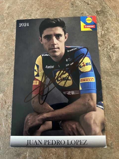 CYCLISME CYCLING WIELRENNEN Carte Dédicacée Juan Pedro Lopez Lidl Trek 2024 EUR 1,39 - PicClick IT