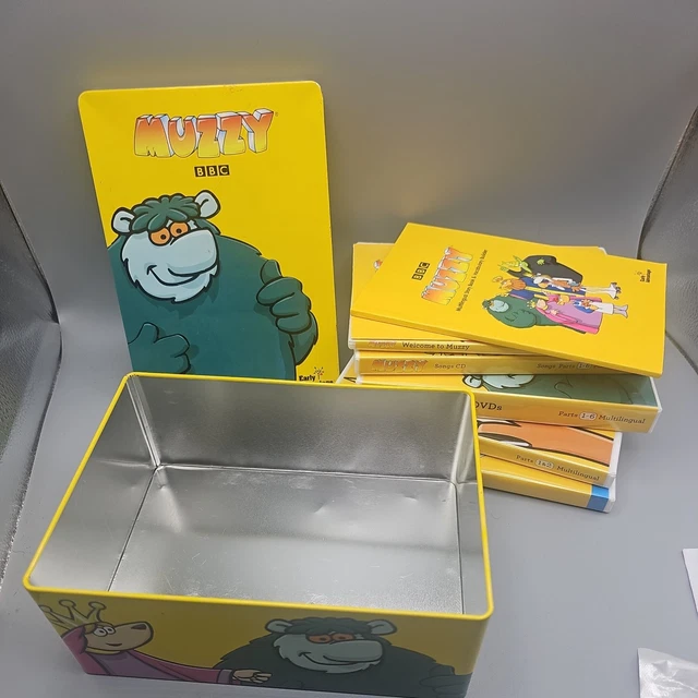 MUZZY BOXSET THE BBC Language Course For Children DVD in tin £1.16 ...