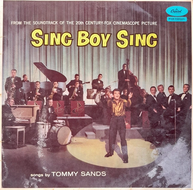 TOMMY SANDS SING Boy Sing Vinyl LP Rock'n'Roll Movie Soundtrack EUR 11 ...