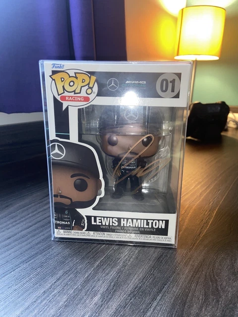 LEWIS HAMILTON FIRMATO Figure Funko Pop, Mercedes AMG Petronas F1 Team ...