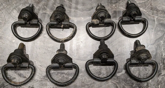 FORD TRANSIT CUSTOM load tie down rings hook securing straps loading ...