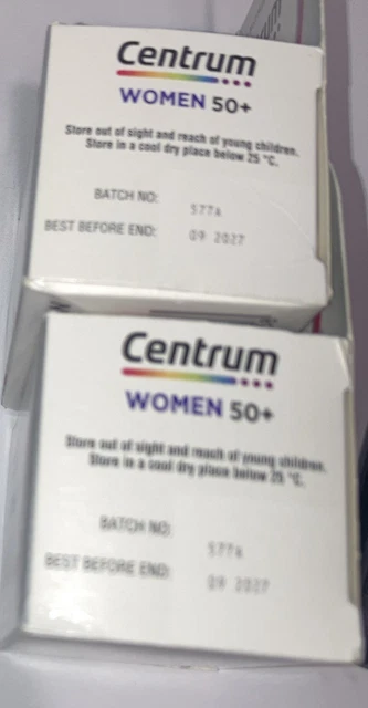 CENTRUM WOMEN 50 Plus Multivitamin 2 X 30 Tablets In Total 60 New EXP ...