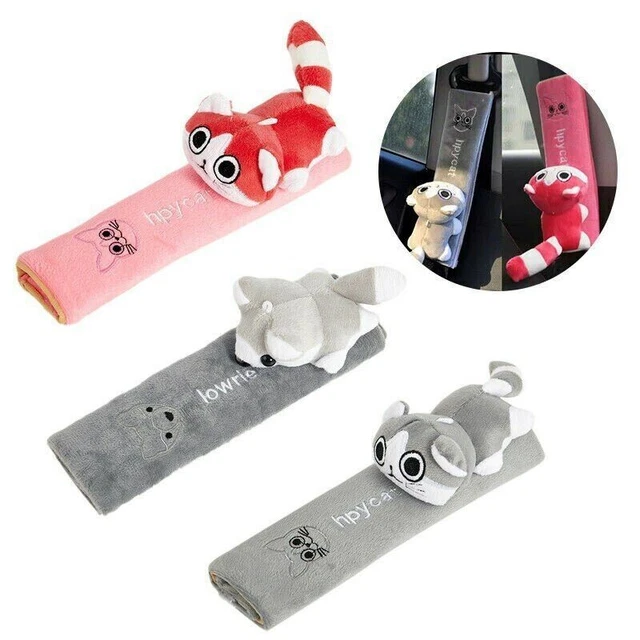 COVER PROTECTOR SEATBELT cartoon Car Strap Seat Cushion Harness Belt ...