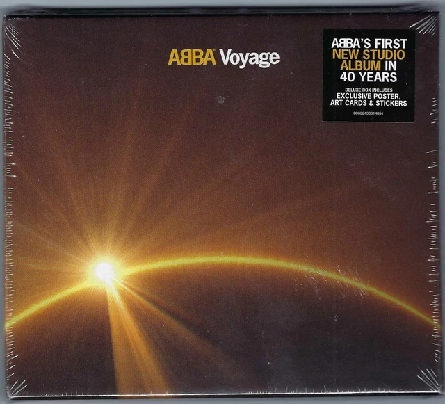 ABBA VOYAGE LIMITIERTE Deluxe Cd Box + Art Cards / Sticker / Poster Neu & Ovp EUR 3,99 - PicClick DE