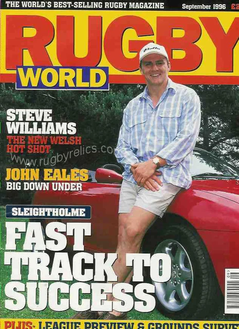 RUGBY WORLD MAGAZINE September 1996 Jon Sleightholme, Ray Green USA ...