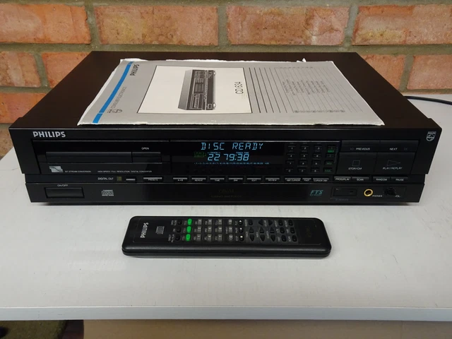 PHILIPS CD634 CD Player with Bit Stream Conversion - CDM4/19 - Fully ...