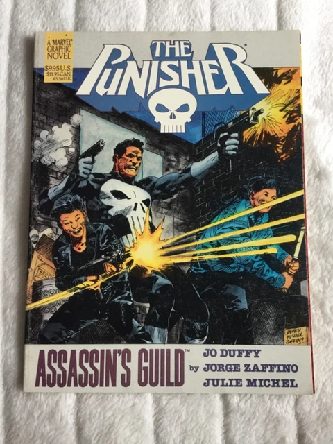 THE PUNISHER ASSASSIN’S GUILD Jo Duffy Oversized PBK Graphic Marvel ...
