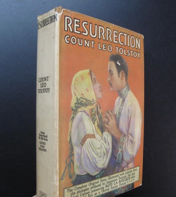 RUSSIAN LIT. LEO Tolstoy Resurrection Photoplay Edition Illus. G&D DJ 1927 £22.81 - PicClick UK