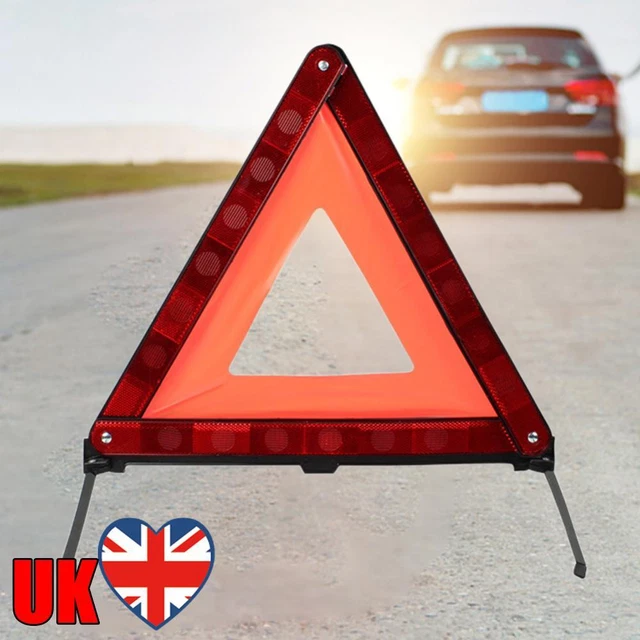 EMERGENCY WARNING SIGN Red Auto Stop Sign Breakdown Warn Safety Car ...