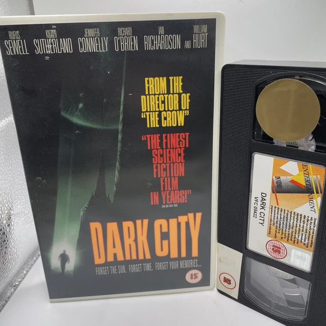 DARK CITY BIG Box Ex Rental Vhs Horror - Sci/fi 15 Cert £9.95 - PicClick UK