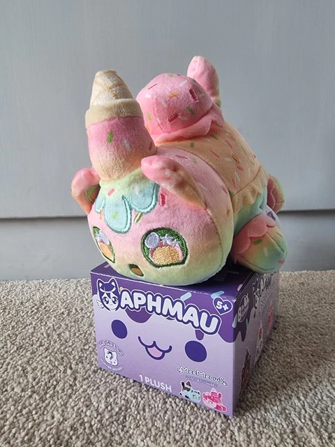 SHERBET CAT APHMAU MeeMeows Limited Edition Ice Cream Plush 6" New In ...