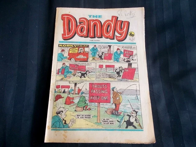 DANDY COMIC ISSUE #1818 September 25th 1980 Korky Goes Trout Fishing EUR 7,44 - PicClick DE