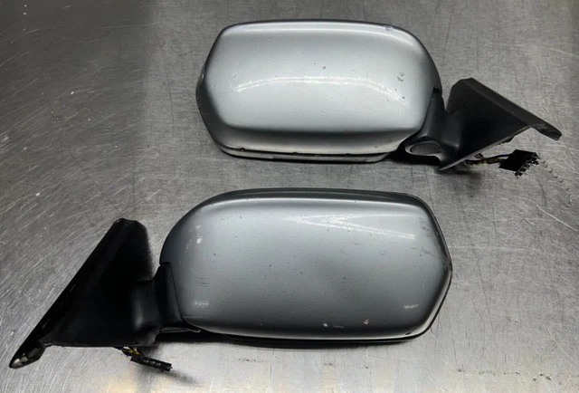 PAIRE DE RÉTROVISEURS peints gris BMW E24 OEM 633csi 635csi M6 83-89 ...