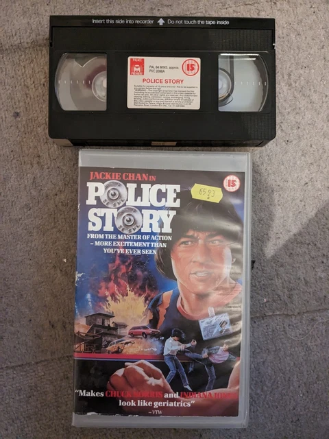 POLICE STORY - Original Palace Ex Rental VHS Jackie Chan Pre Cert Int £ ...