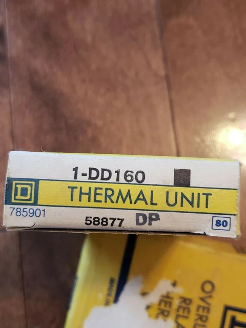 SQUARE D, 1-DD160, Thermal Unit Overload Relay NEW LOT of 3 $20.00 ...