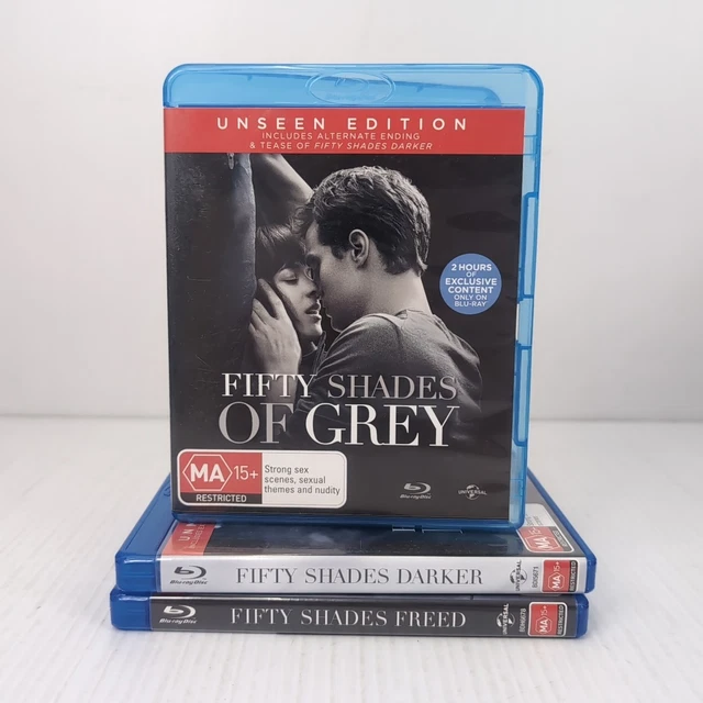 FIFTY SHADES TRILOGY Blu-ray Fifty Shades Of Grey / Darker / Freed ...