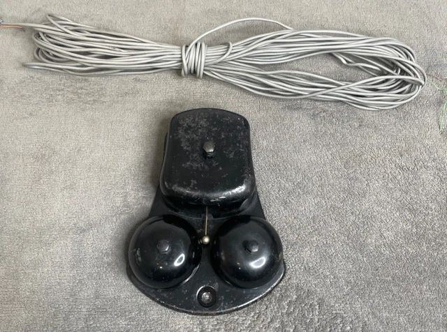 VINTAGE GPO TELEPHONE double wall bell with cable £30.02 - PicClick UK