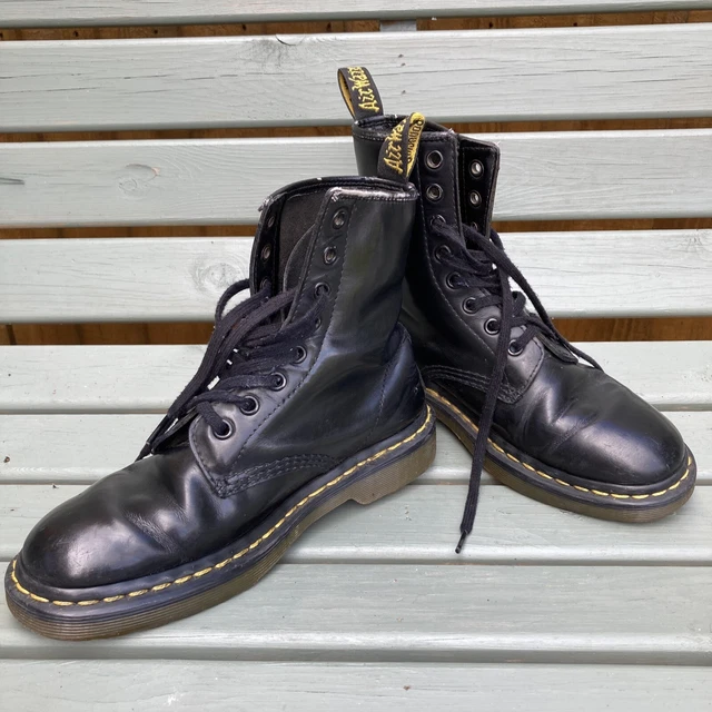DR MARTENS BOOTS Original English Classics Leather Docs DMs Yellow ...