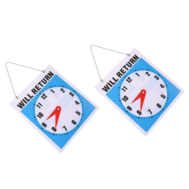 BUSINESS INSTRUCTION LABEL The Office Decor Outdoor Wall Clock for $9. ...