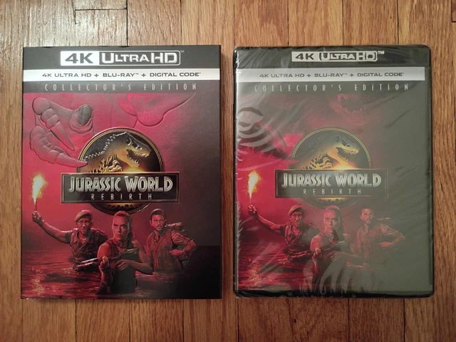 JURASSIC WORLD REBIRTH 4k UHD + Blu Ray + digital code $32.69 - PicClick CA
