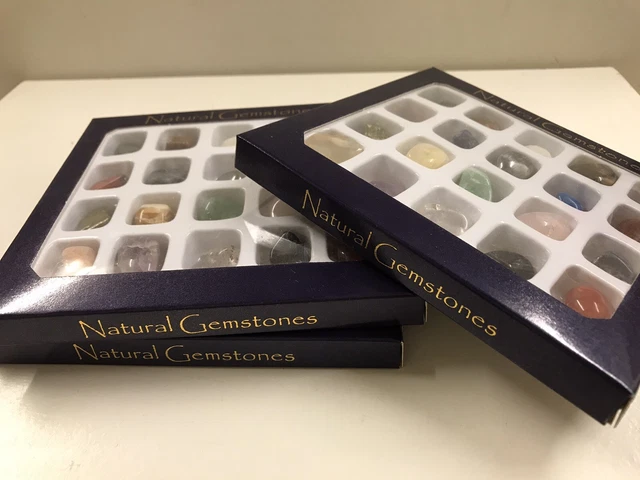 NATURAL GEMSTONE SET collection £13.20 - PicClick UK
