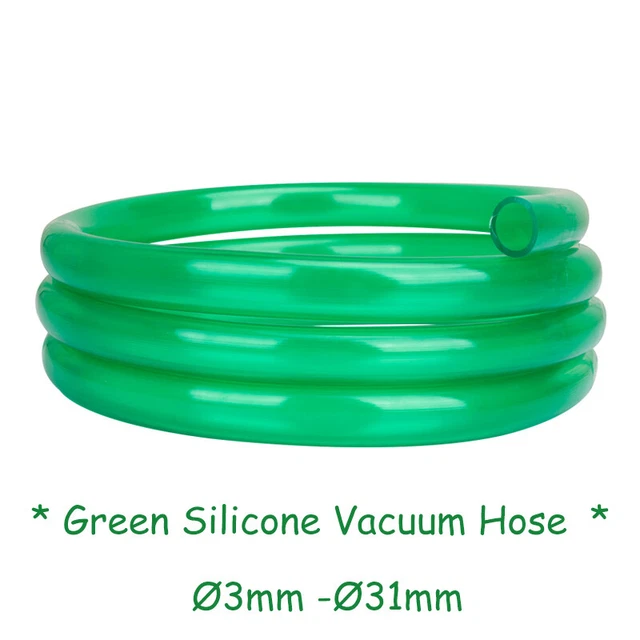 GREEN SILICONE VACUUM Hose Tube Water Air Coolant Dump Valve Turbo ...