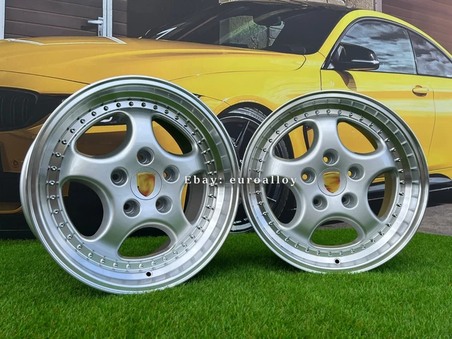 4 X 18& 5X130 Old School Deep Dish Turbo Wheels For Porsche 911 944 ...