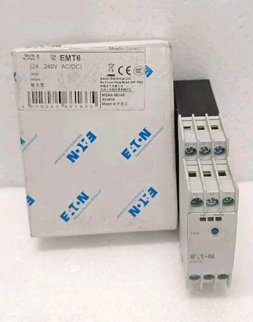 EMT6. RELAIS DE Protection Moteur Thermistance 24-240Ac/Dc. Eaton ...
