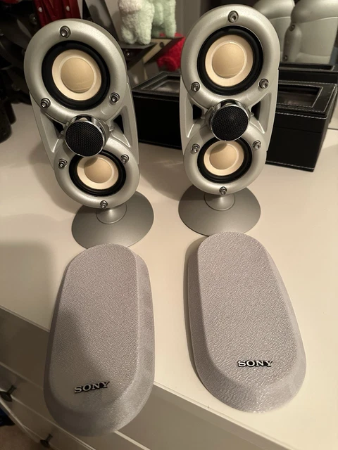 SONY SS-MS7 PASCAL Home Cinema Satellite Speakers Real Metal Build (2 ...