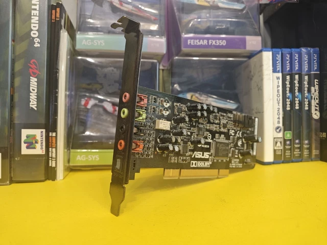 ASUS XONAR DG Sound Card Audio Amplifier, PCI 5.1, Headphone Amp ...
