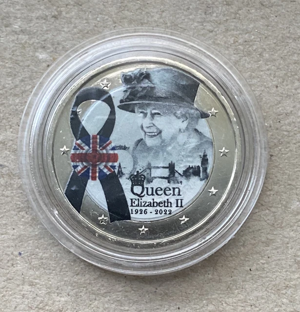 2 Euro Munze Queen Elisabeth Fehlpragung