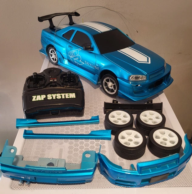 EXTREME TUNER NISSAN Skyline GT-R R34 Remote Control Car - Zap Toys £9. ...