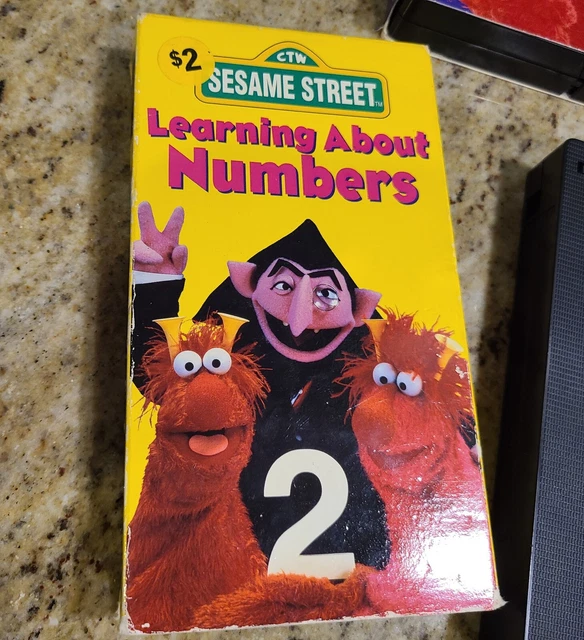 SESAME STREET VHS Lot of 3. Learning About Letters & Numbers. Best of ...