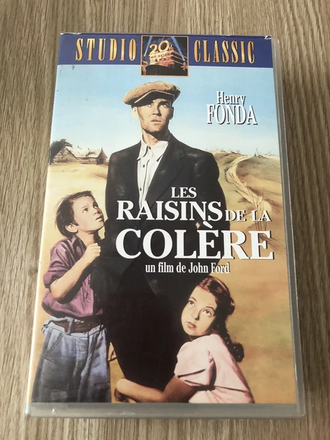 CASSETTE VIDÉO VHS Film Les Raisins De La Colère Henry Fonda John Ford ...
