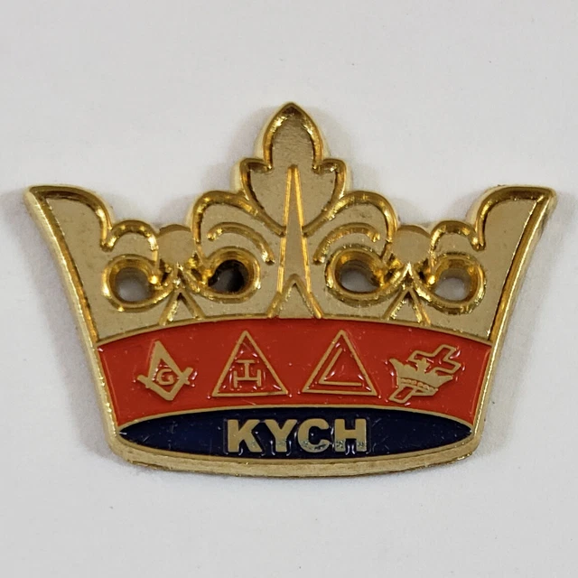 MASONIC KYCH KNIGHTS of the York Cross of Honour Lapel Pin Mason (SCA ...