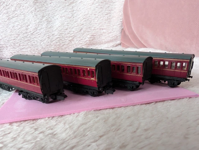GRAHAM FARISH LMS mainline coaches x 4. N gauge. £24.99 - PicClick UK