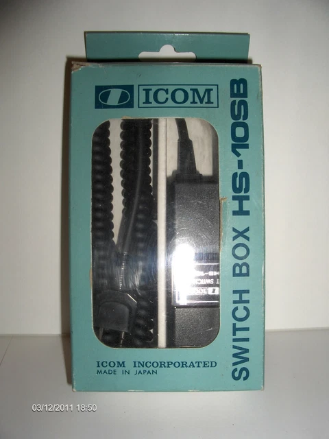HS-10SB ICOM ORIGINAL Nouveau Ptt Interrupteur Boîte For HS-10 EUR 30 ...